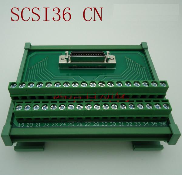 SCSI 36 Pin Servo Connectors Terminal Blocks Breakout Board Adapter ...
