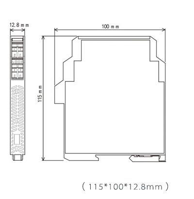 4-20mA Input Output Signal Isolation Module Analog Signal Transmitter Isolator Din Rail Mounting