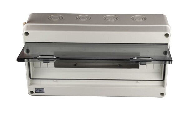 HT 18 Way IP65 Waterproof Outdoor Electrical Enclosure Distribution Plastic Switch Box