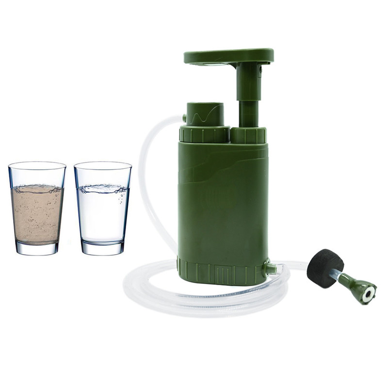 Water Purifier Outdoor Survival Water Filter Portable Purification ...