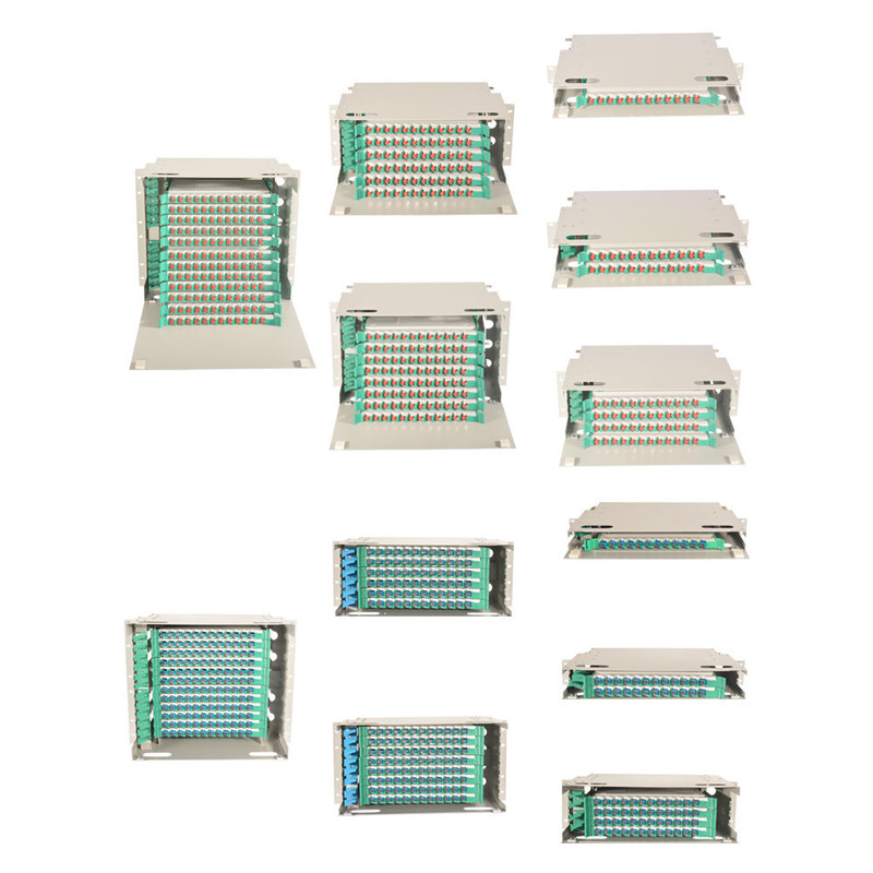 ODF FC SC LC ST Connector 19-inch Rack Mount Fiber Optic Distribution ...