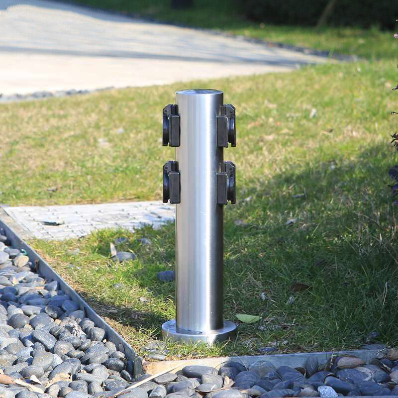 Outdoor Garden Stainless Steel In-ground Lawn Electrical Power Sockets ...